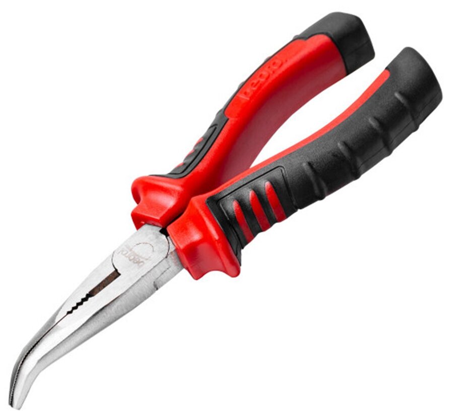 Тонкогубцы изогнутые Beorol, 165 мм