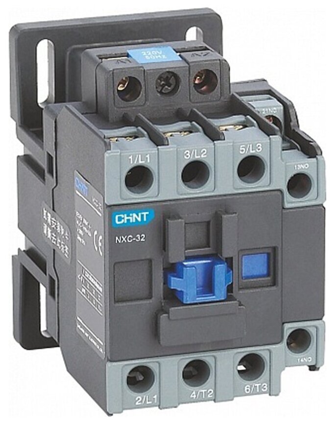 Контактор модульный Chint NXC-09 (836712) 230 В 9 А тип АС 3Р