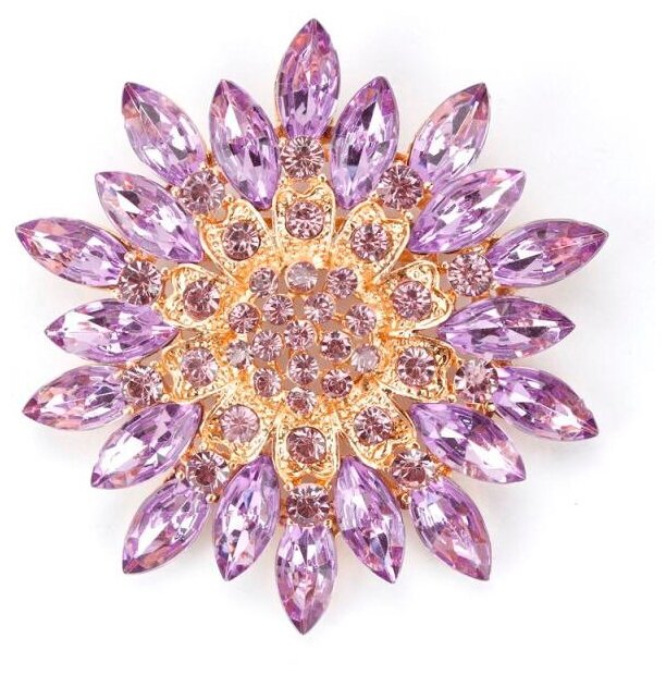 Брошь, хрусталь