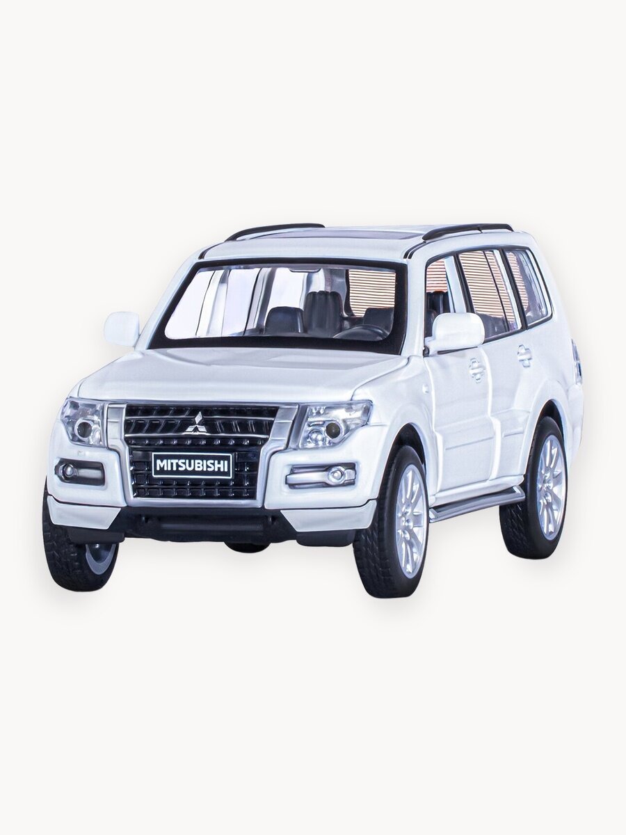 Машинка металлическая инерционная ТМ Автопанорама, Mitsubishi Pajero 4WD Tubro, М1:33, свет, звук, JB1251432
