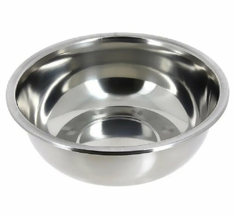 Таз из нержавеющей стали, пищевой, диаметр 38 см