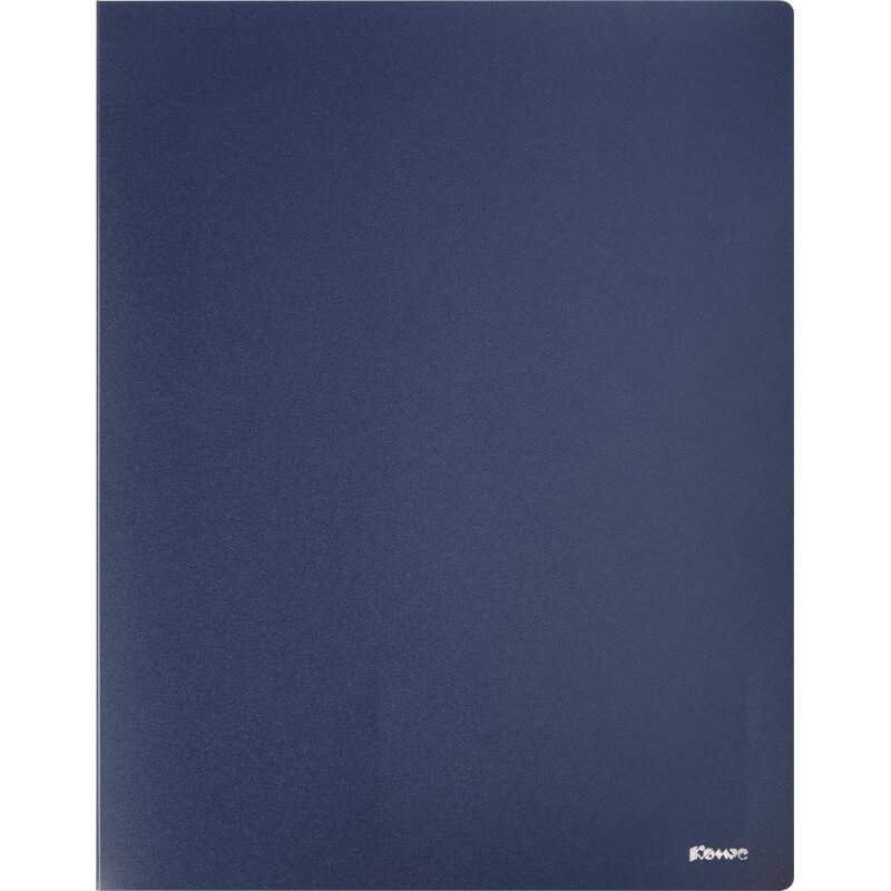 Скоросшиватель пластиковый с пруж. мех. Комус синий 172466