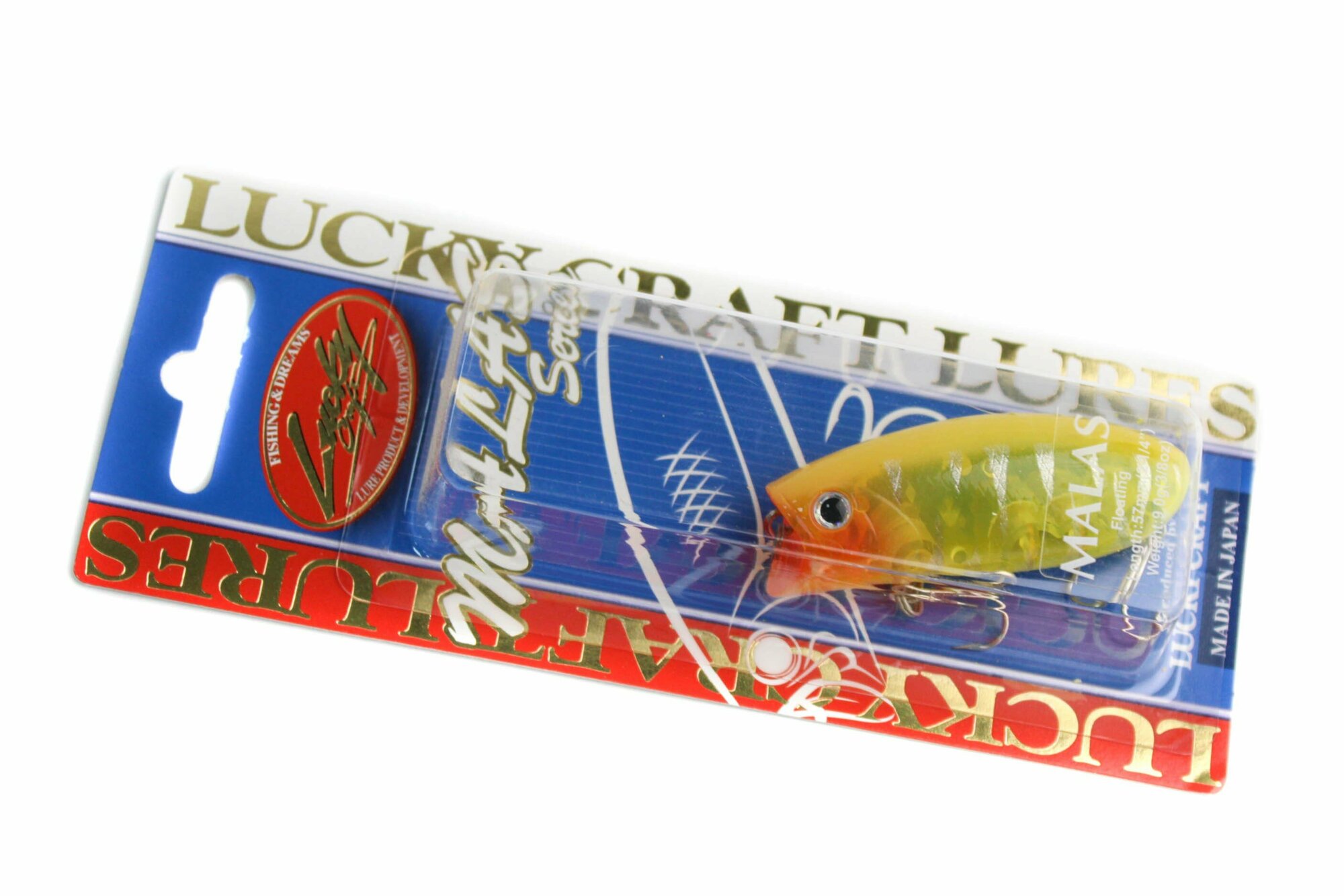 Lucky Craft Malas 508 220 Impact Yellow - воблер для ловли хищной рыбы на спиннинг