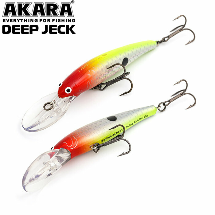 Воблер Akara Deep Jeck 90F 12 гр. (3/7 oz 3,5 in) A60
