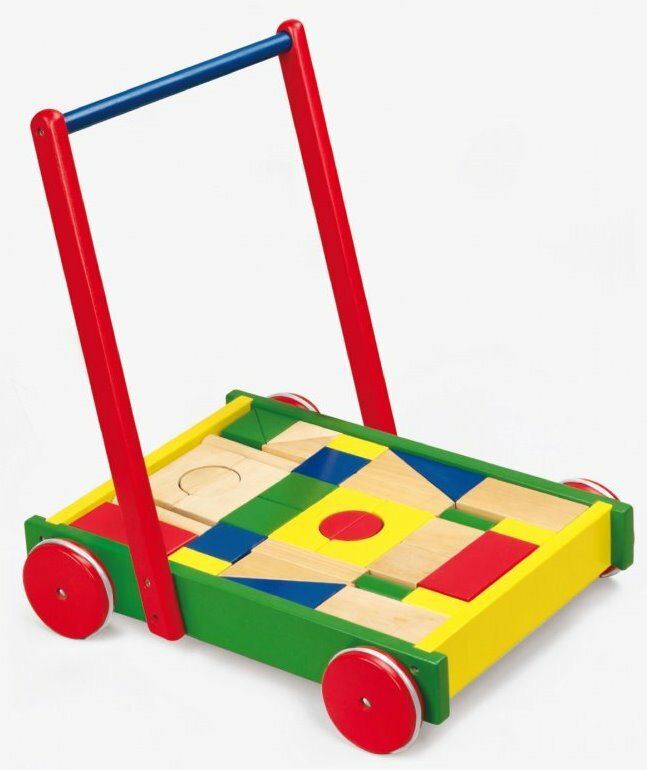 Каталка с конструктором Viga, 36 дет. 50306