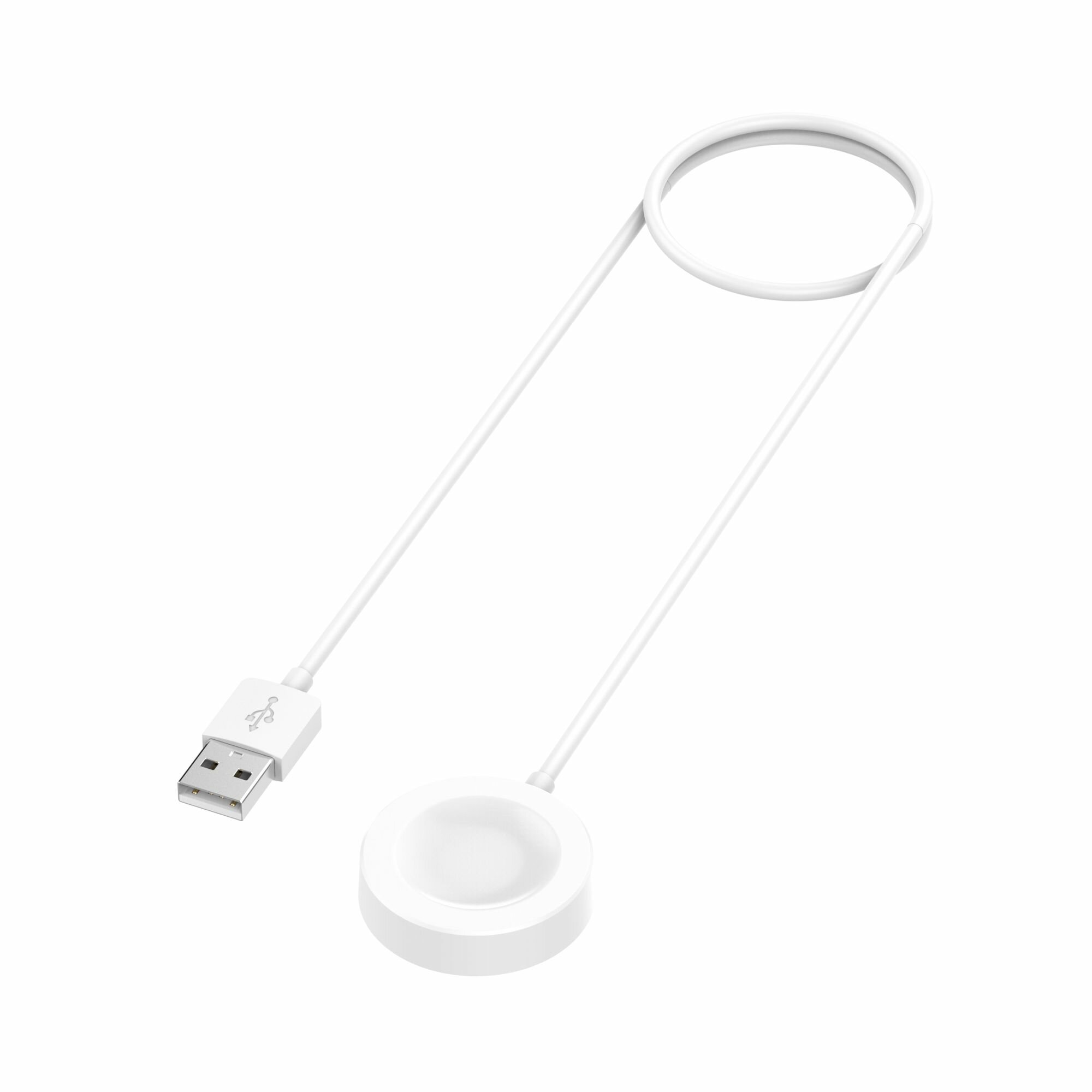 Зарядное USB устройство для Huawei Watch GT2 Pro / Watch GT2 ECG - белое