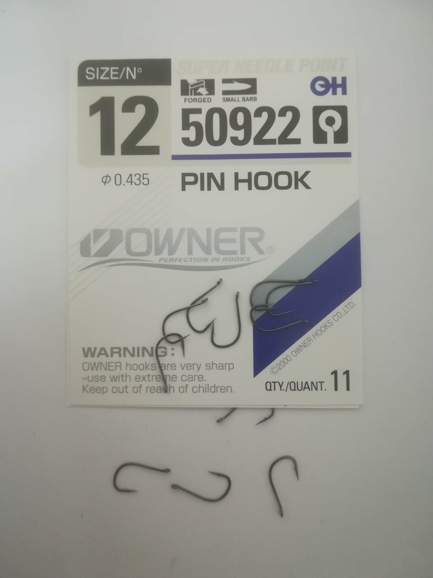 Крючок OWNER 50922 №12 Оригинал