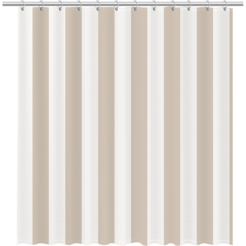 Штора для ванны Fixsen Vafel 180х200 FX-5020A Бежевая