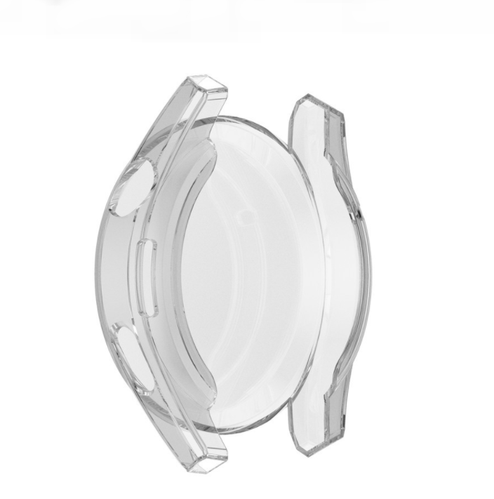 Защитный бампер-чехол MyPads Protect из тончайшего и прочного силикона для HUAWEI Watch 3 Pro с противоударными свойствами прозрачный