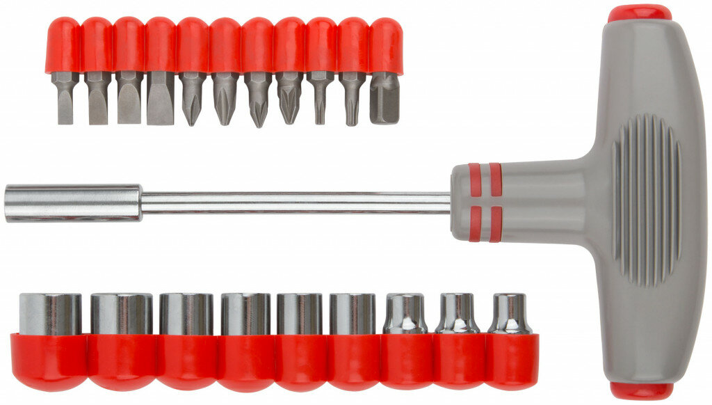 Отвертка Т-образная, 11 бит, 9 головок, FIT