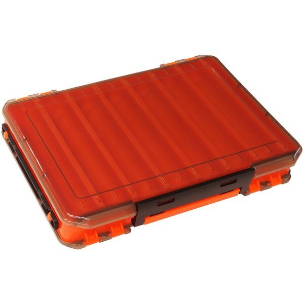 Коробка Kosadaka TB-S31B-OR, 27x19x5см для воблеров, двухсторонняя, оранжевая