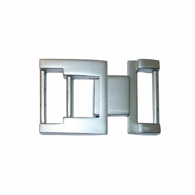 GB 1146 Пряжка Micron / Gamma 39×33 мм №05 матовый никель, замок для ремней и сумок