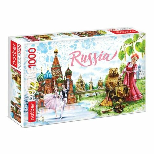 Пазлы 1000 деталей. Вокруг света. Россия 1000ПЗ2_22052, (Хатбер-М)
