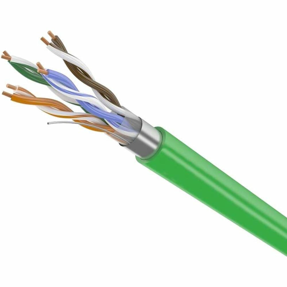 Кабель Folan F/UTP Cat 5e PVC LSнг(А)-LSLTx 4x2х0.52 (305 м) FU42052LSLT, пластиката неподдерживающего горение, зеленый