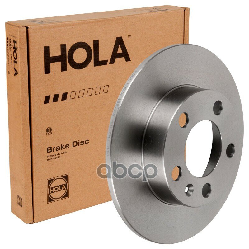 Диск торм. зад. VW Polo V, VI Sedan (1KK,1KT,1KV,2EJ), Golf IV (1KP,1KT), SKODA Rapid I (1KT), Fabia I, HOLA арт. HD928