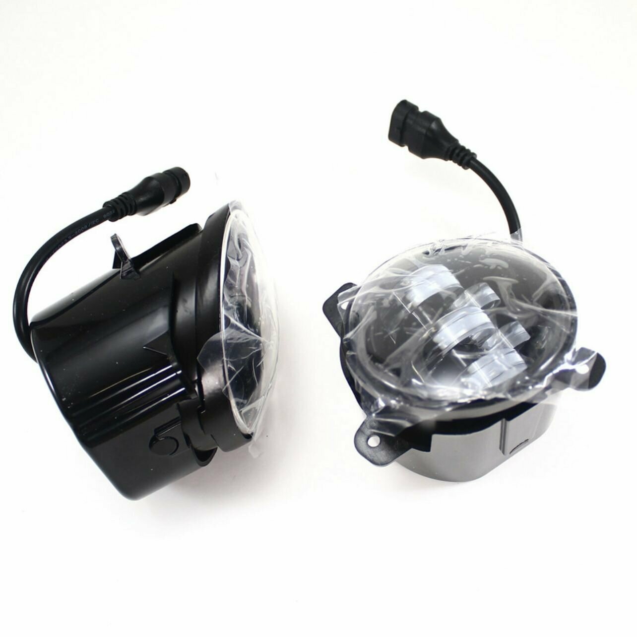 Противотуманные светодиодные противотуманные фары Лада Ларгус, ВАЗ 2190 Гранта 50w 5 линз комплект 2 шт