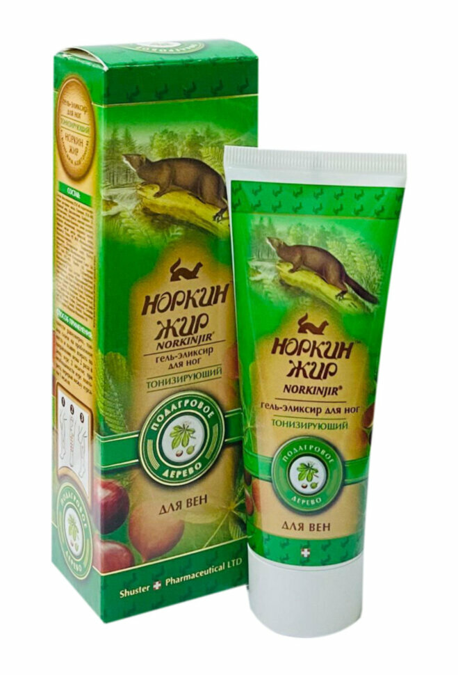 Норкин жир, гель-эликсир для вен тонизирующий, 70 г, Шустер Фармасьютикл ООО