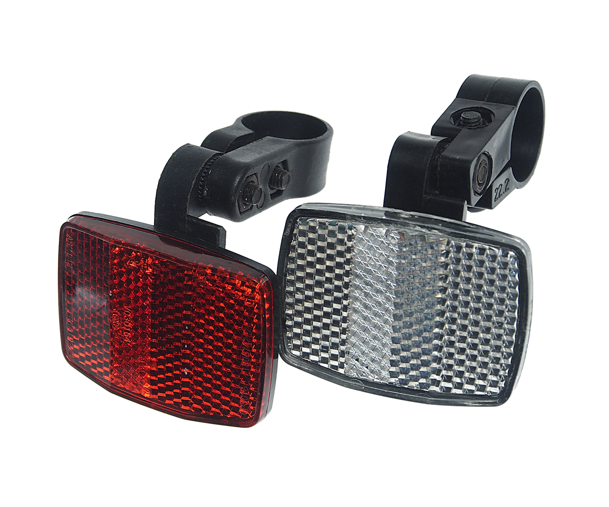 Катафот велосипедный с кронштейном комплект (передний и задний)