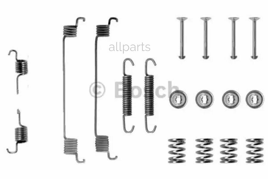 BOSCH 1987475162 ремк-т торм. колодок зад!\ Peugeot 206 1.1i/1.4i/1.6i/1.9D 98>