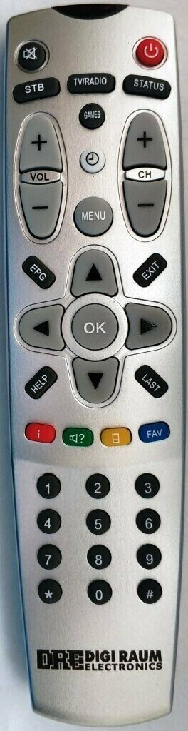 2 шт. / лот Пульт DRE-5000 для ресиверов Триколор, DRE