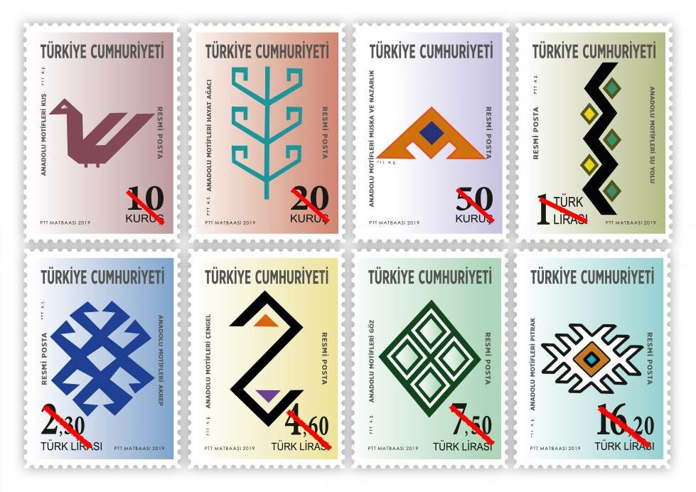 Почтовые марки Турция 2019г. "Анатолийские мотивы - 2" Культура MNH