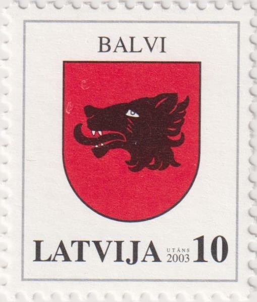 Почтовые марки Латвия 2003г. "Гербы Латвии - Балви" Гербы MNH