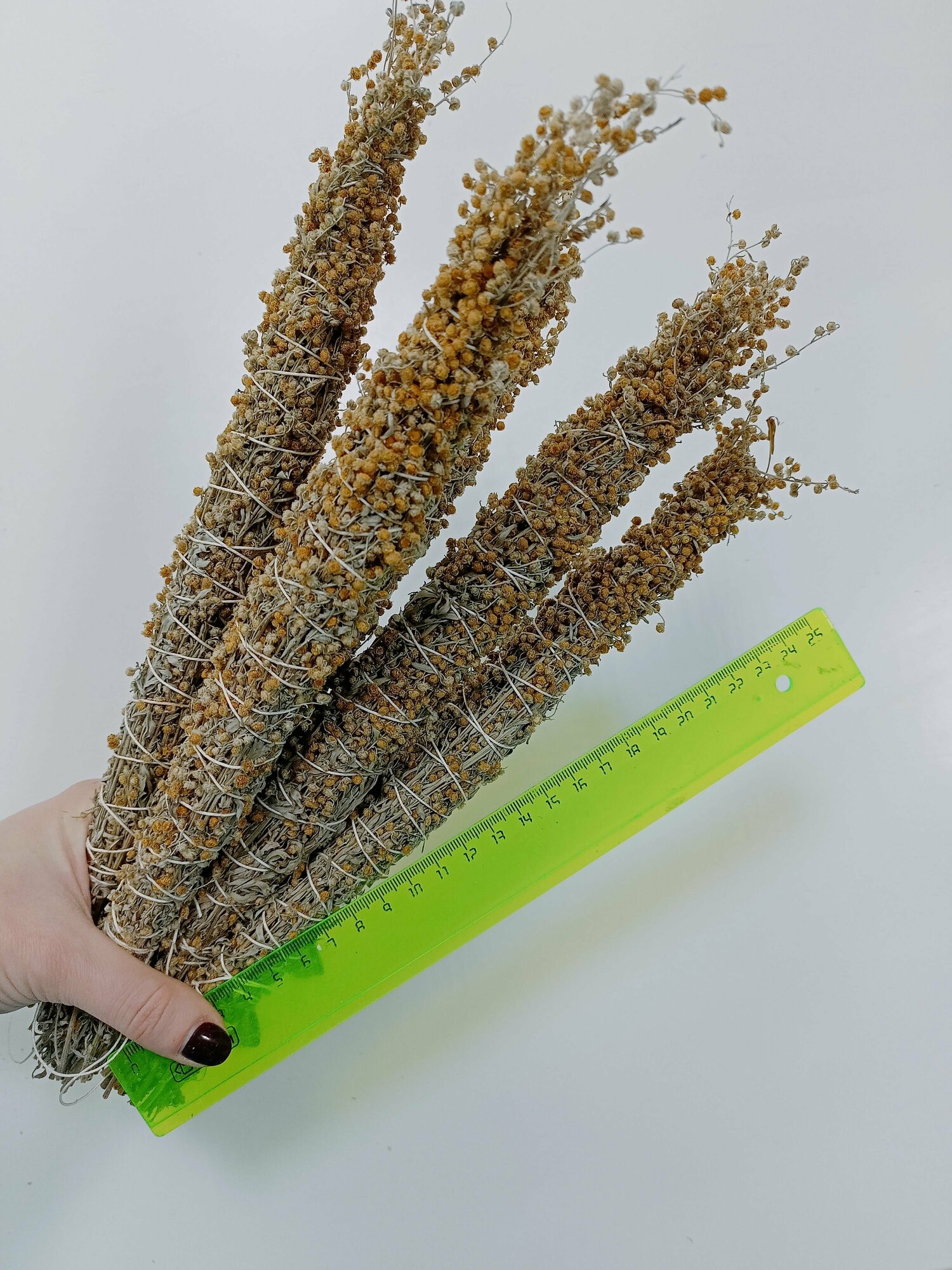 Полынные скрутки 30см. Набор из 5 шт. Окуривание, ритуалы, обереги, банная запарка