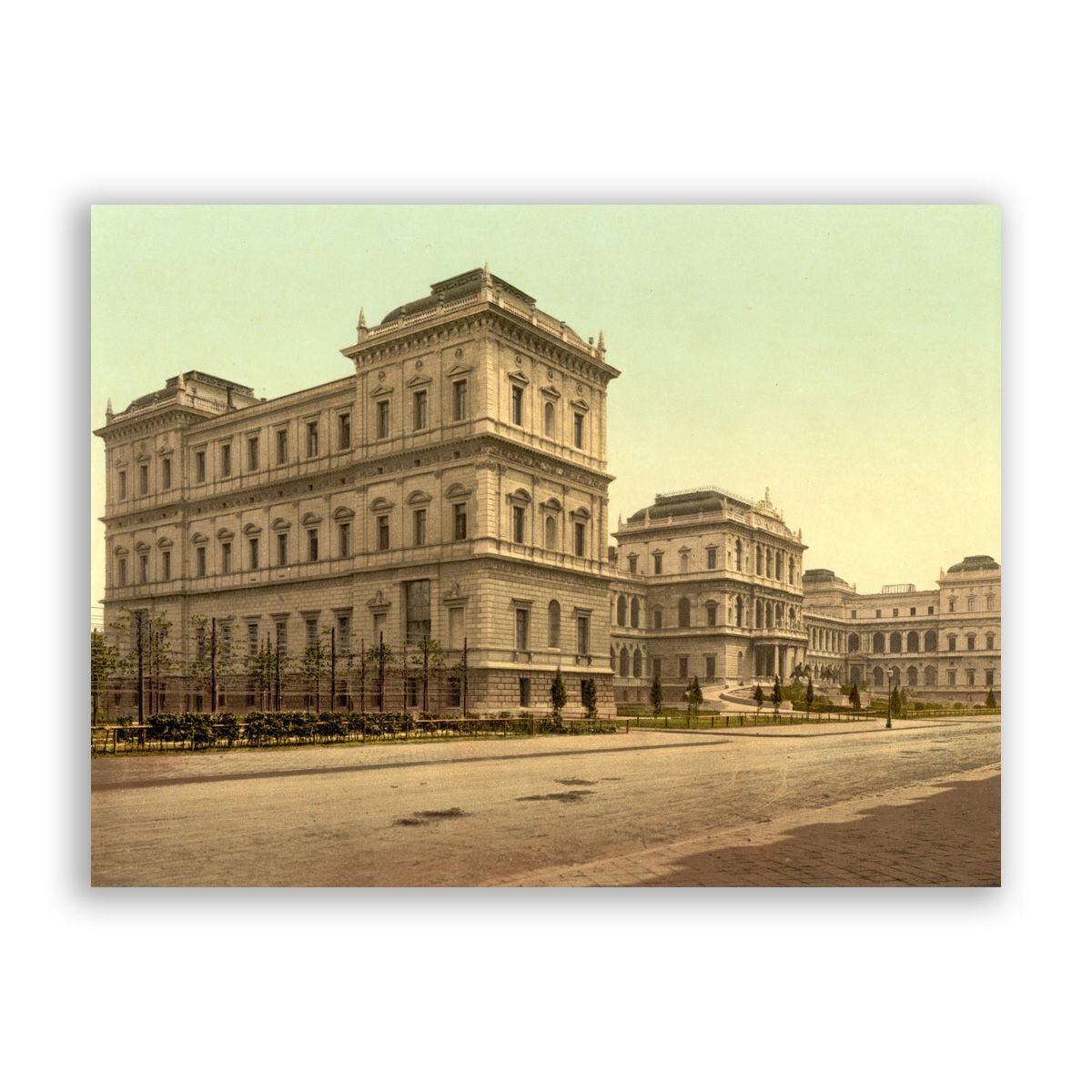 Постер, плакат на бумаге / New Academy of Fine Arts, Munich, Bavaria, Germany / Размер 40 x 53 см