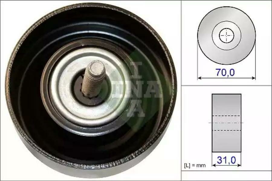 INA 532061410 INA ролик дополнительный РУЧ. Ремня
