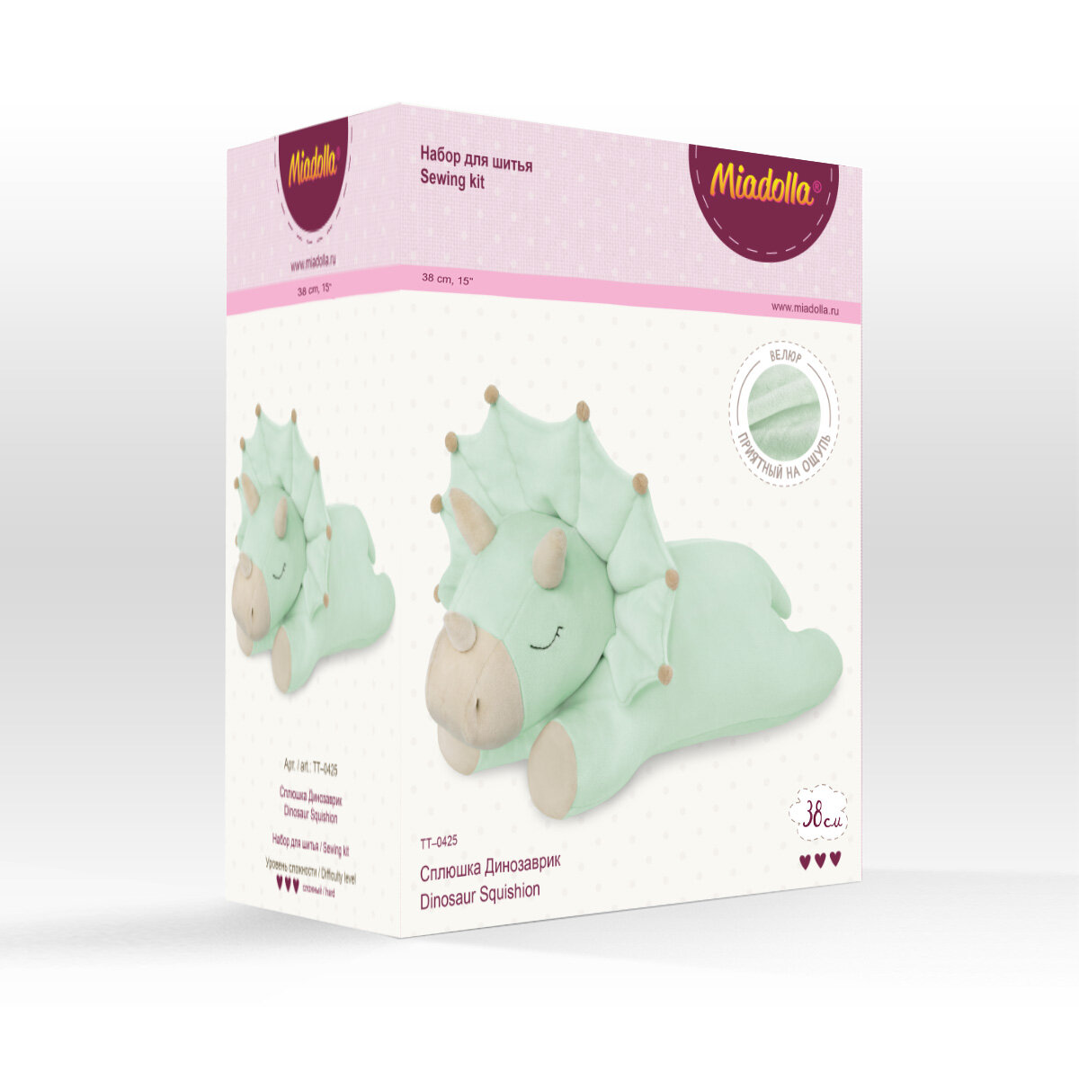 Набор для шитья "Miadolla" TT-0425 Сплюшка Динозаврик