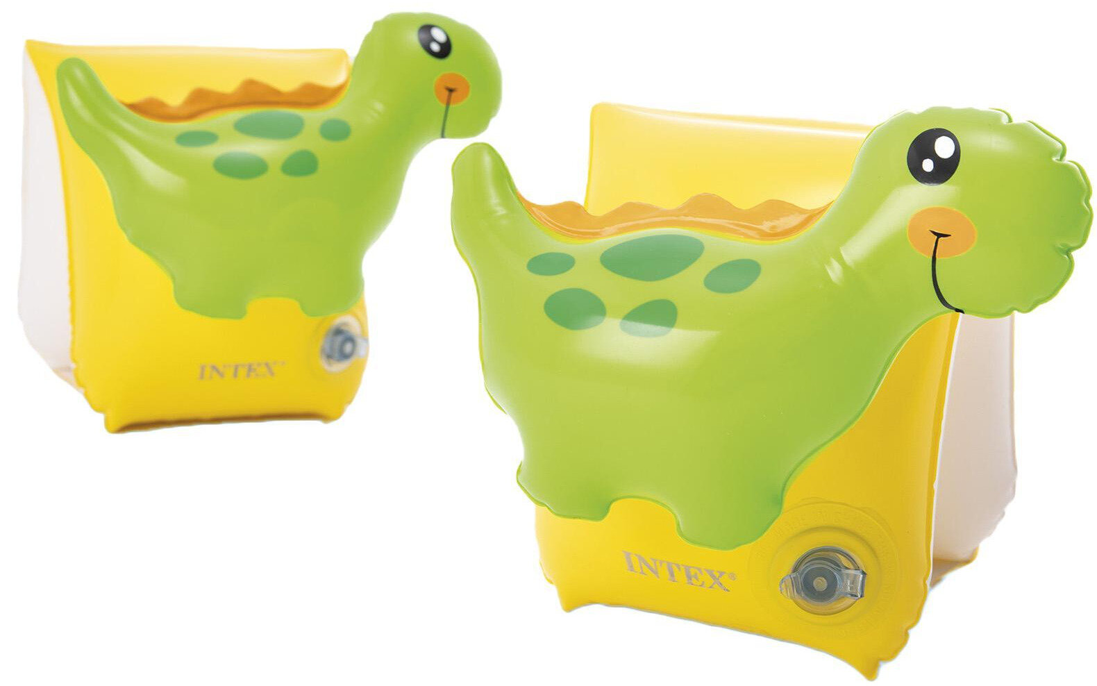 Детские надувные нарукавники INTEX "Динозавр" для плавания и купания в бассейне и на море, 23х20 см, 3-6 лет
