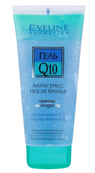 Eveline Q10 Гель антистресс после бритья "коэнзим молодости" 200 мл.