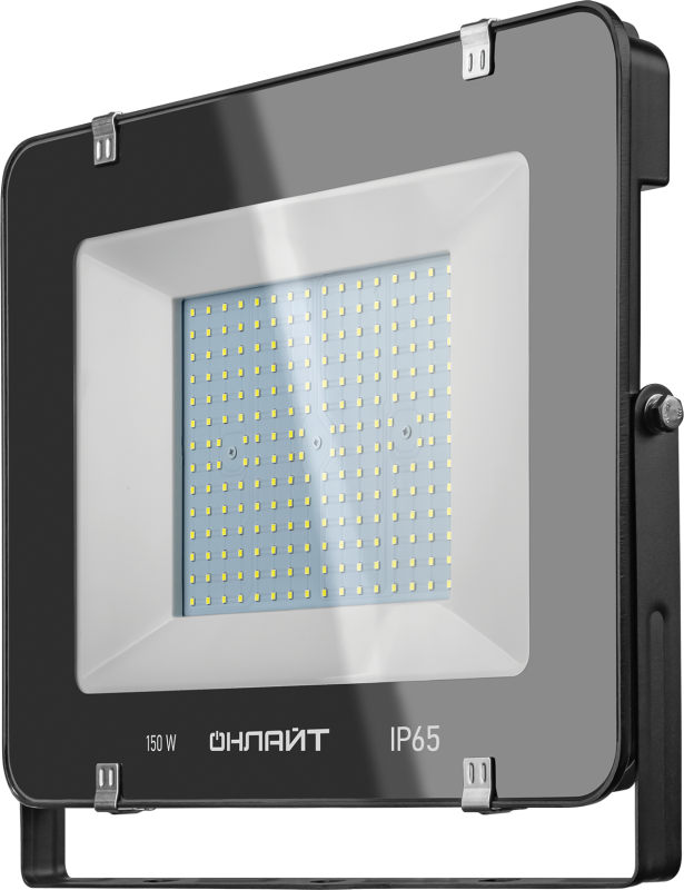 Прожектор светодиодный 14 344 OFL-150-6.5K-BL-IP65-LED 150Вт 6500К IP65 13500лм черн. Онлайт 14344