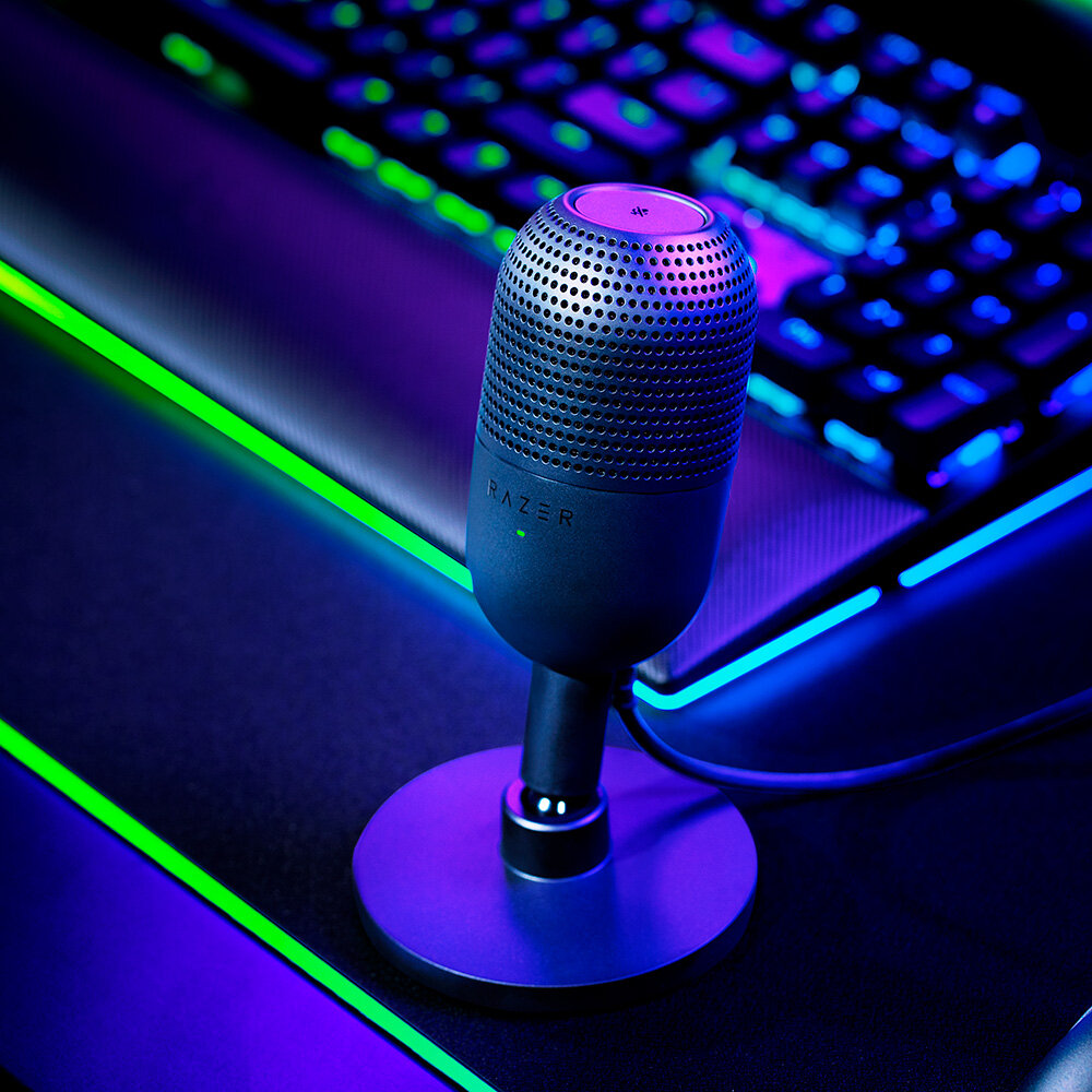 Микрофон проводной Razer Seiren V3 Mini черный Microphone Razer Seiren V3 Mini black