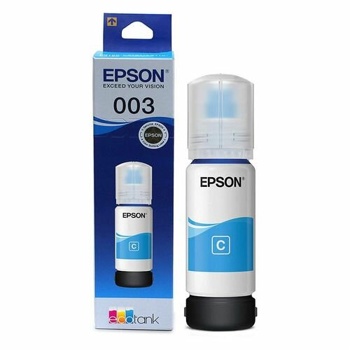 Чернила Epson 003 C13T00V298, для Epson, 65мл, голубой