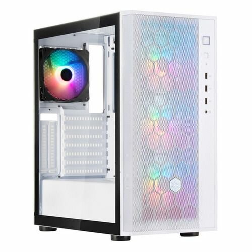 Корпус ATX SILVERSTONE Fara SST-FAR1W-PRO-V2, Midi-Tower, без БП, белый [g410far1wpro022]