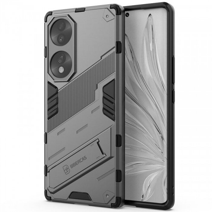 Megatron Противоударный чехол-подставка для Honor 70 с защитой камеры