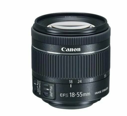 Объектив Canon EF-S 18-55mm f/4-5.6 IS STM, черный