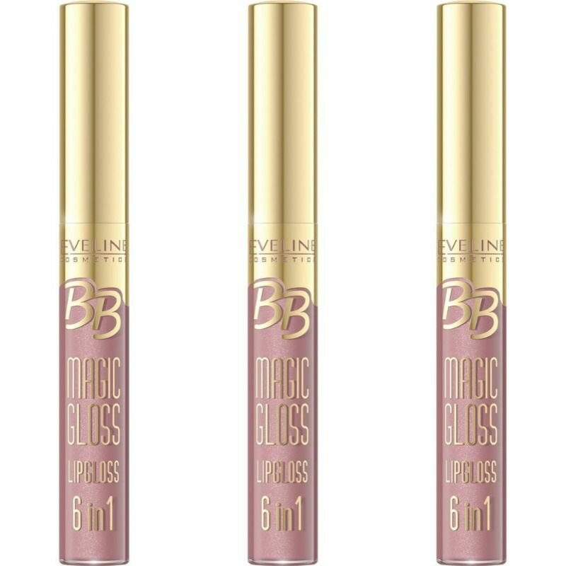 Eveline Cosmetics Блеск для губ bb magic gloss, тон № 359, 9 мл, 3 шт