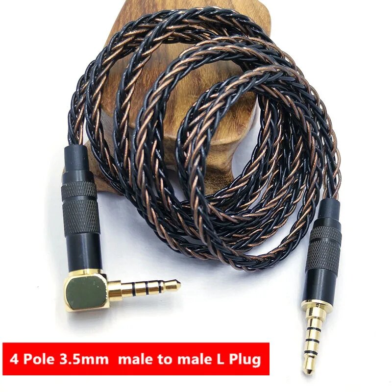 RYGMR 3,5 мм 4-полюсный аудиокабель с микрофоном 1m, RYC6 4P 3.5mm to L