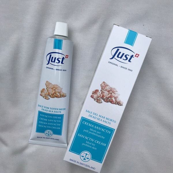 Крем Сан актив Just при псориазе и экземе 100 мл