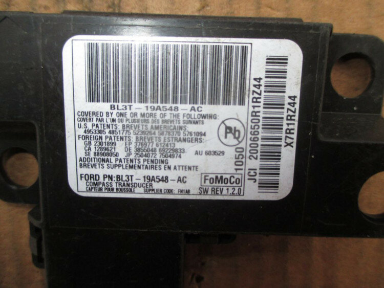 Блок управления навигацией Форд Фокус 3 BL3T19A548AC Компас Compass Transducer Control