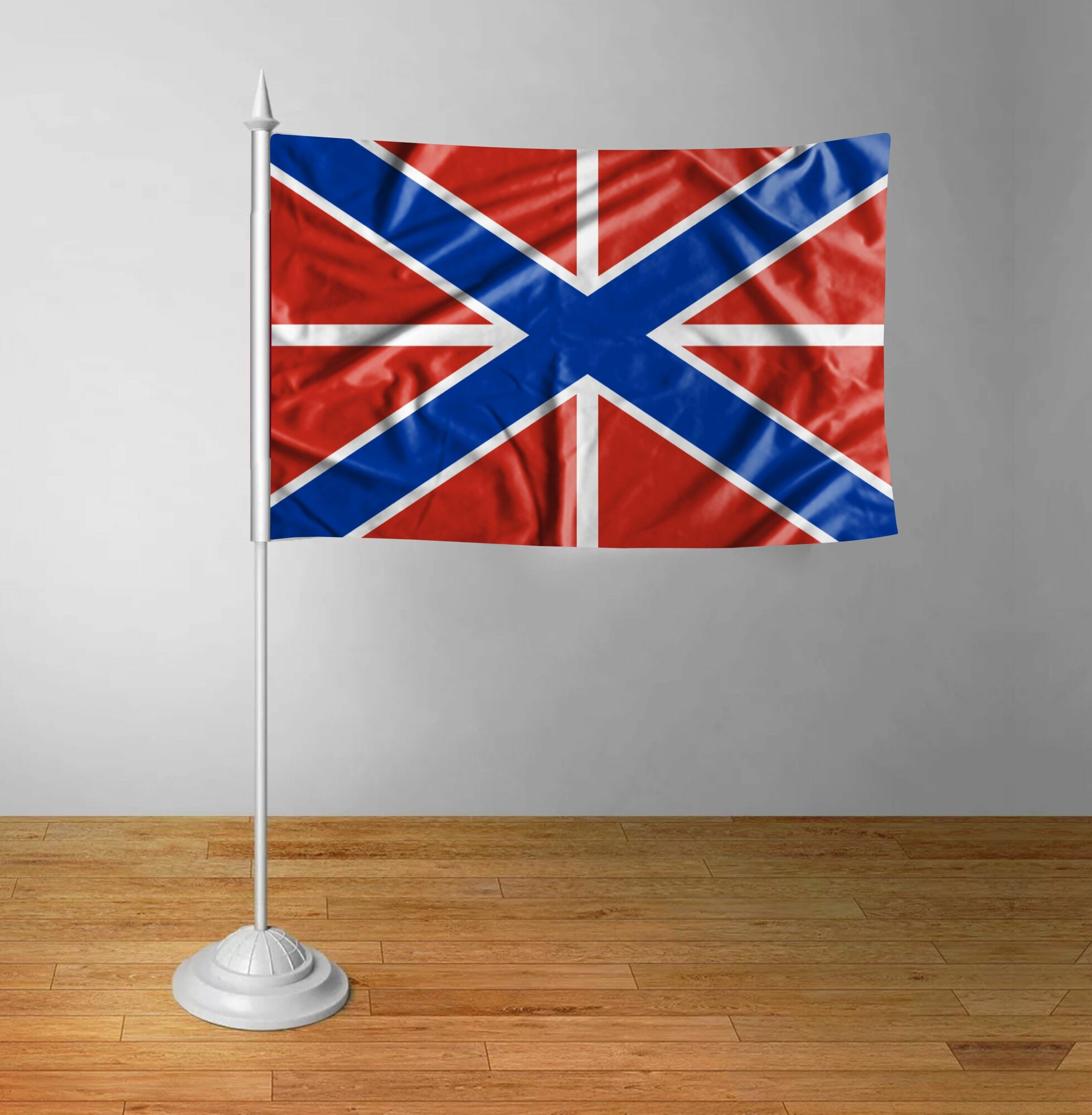 Флажок MIGOM Рода войск - 0005 - Гюйс и крепостной флаг России