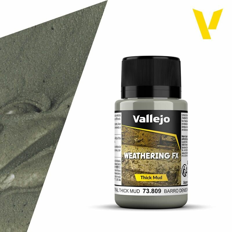 Краска Vallejo серии Weathering Effects - Industrial Thick Mud (40 мл)