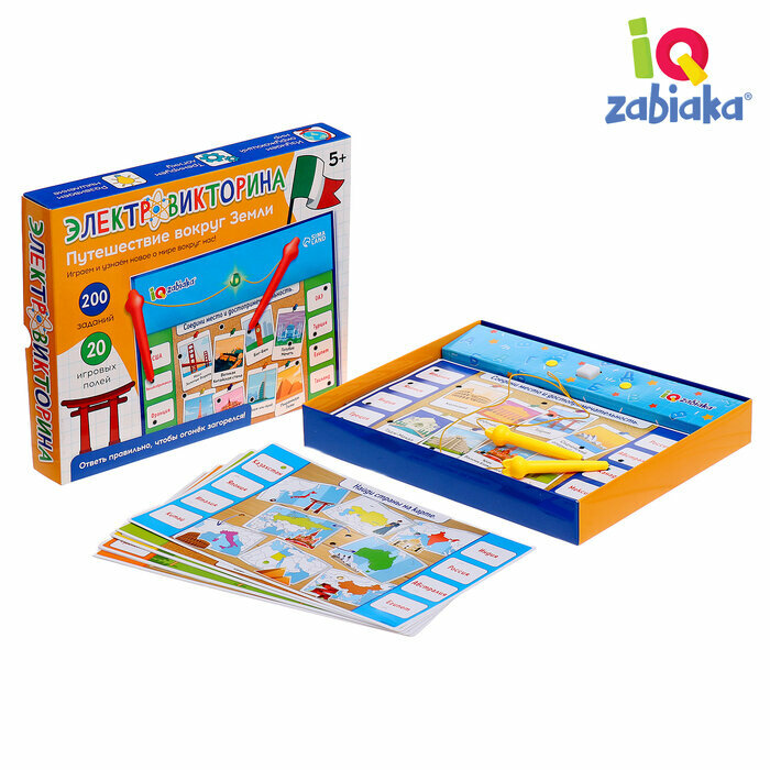 Электровикторина «Путешествие по миру», 200 заданий, 5+