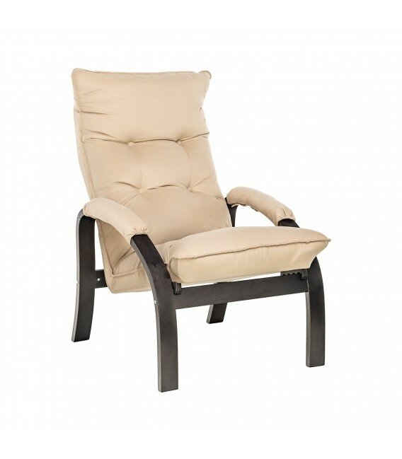 Кресло-трансформер Leset Левада, венге текстура, ткань велюр, v18 бежевый