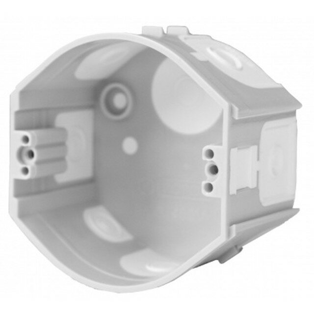 Установочная коробка для твердых стен герметичная D70x43 мм монтажная, влагозащищенная