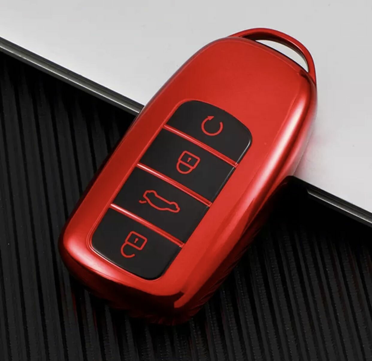 Чехол на ключ Chery Tiggo 7 и 8 Pro Max, Omoda, Jaecoo TPU Red new
