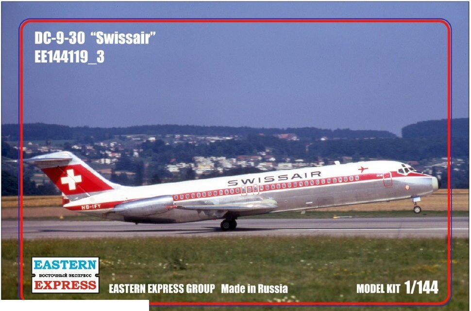 ЕЕ144119_3 Авиалайнер DC-9-30 Swissar
