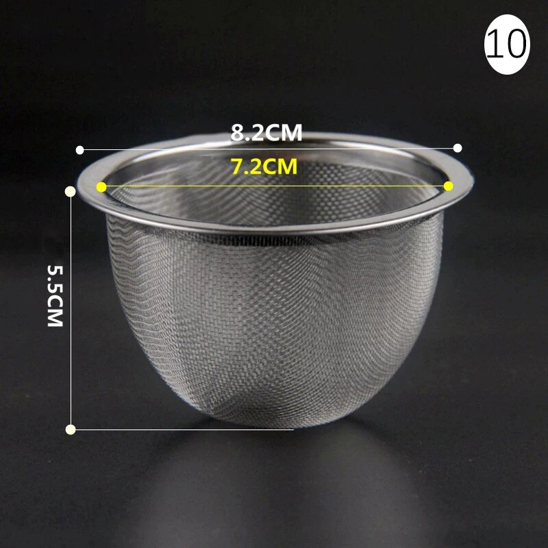 Многоразовый ситечко для чая из нержавеющей стали A10